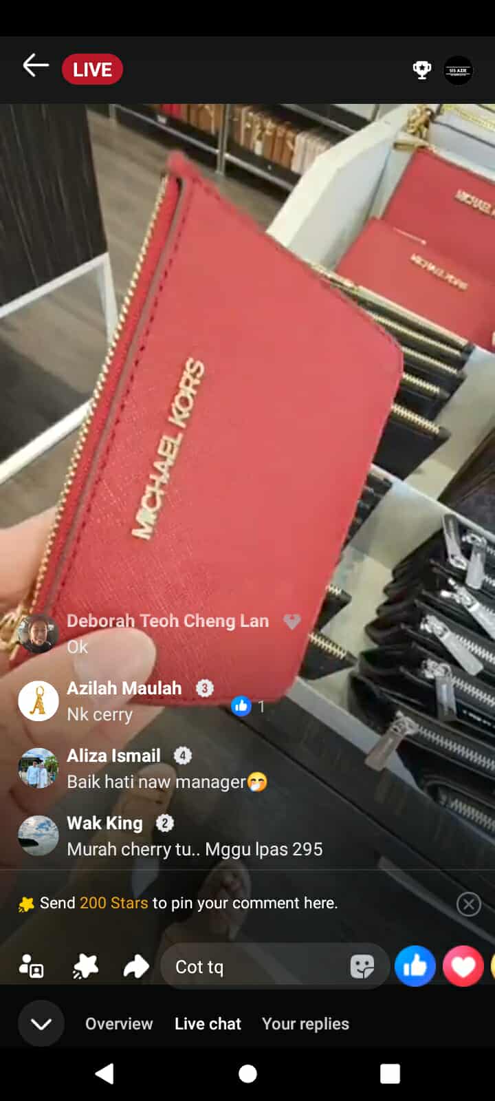 (INTERNAL USE ONLY) LD SEPT 6 MK CARD CASE CHERRY – NYShoppeUSA